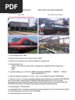 Indian Railway Loco Sheds Overview | PDF | Electric Rail Transport ...