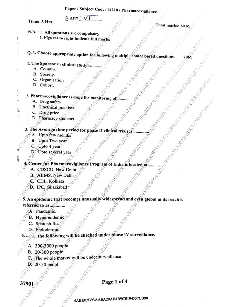 Final Year Paper Pdf