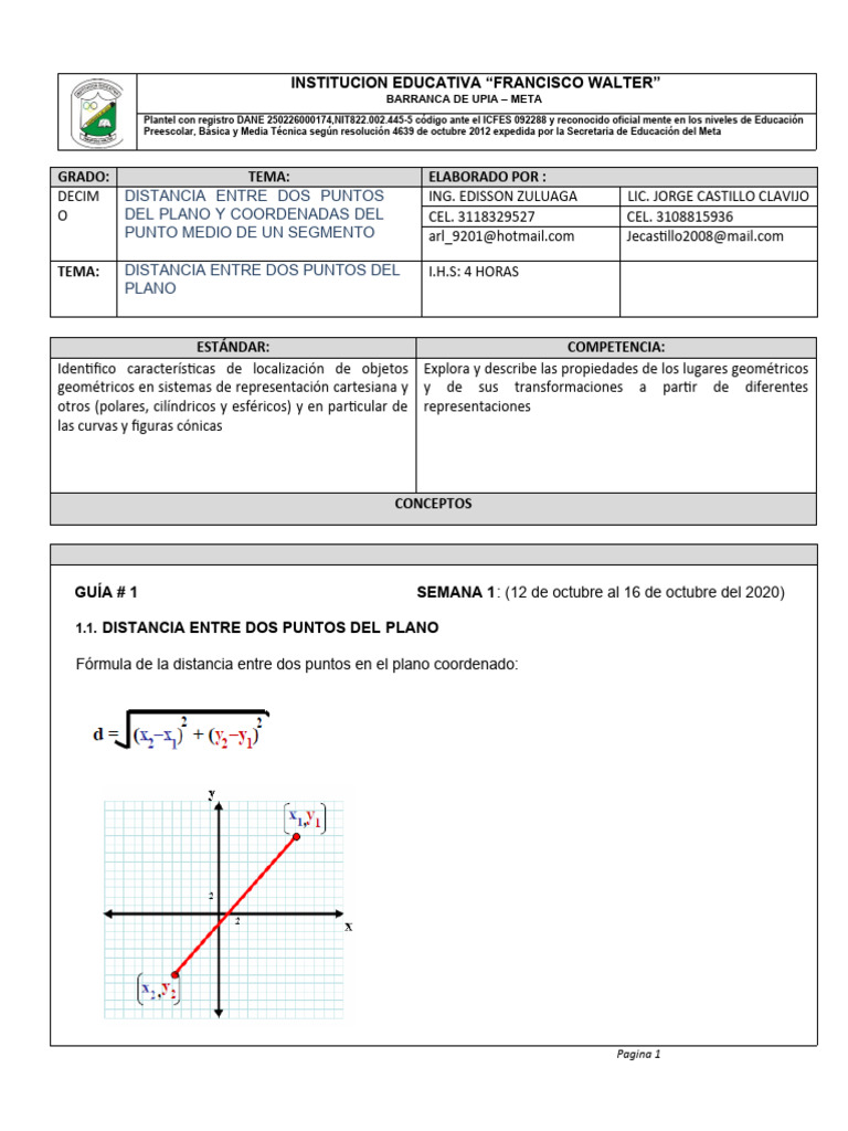 Guia de Matematicas Decimo 4 Periodo | PDF | Estadísticas | Pendiente
