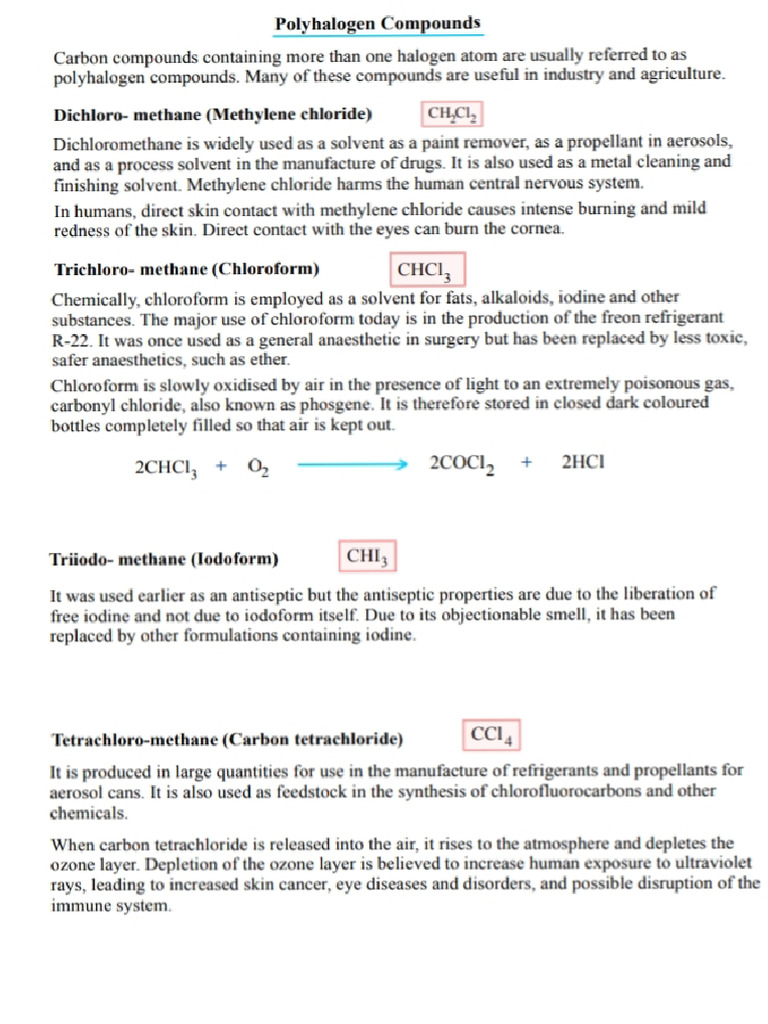 Poly Halogen Compound | PDF