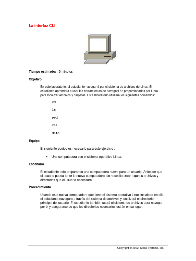 Interfaz CLI | PDF | Archivo de computadora | Interfaz de línea de comando