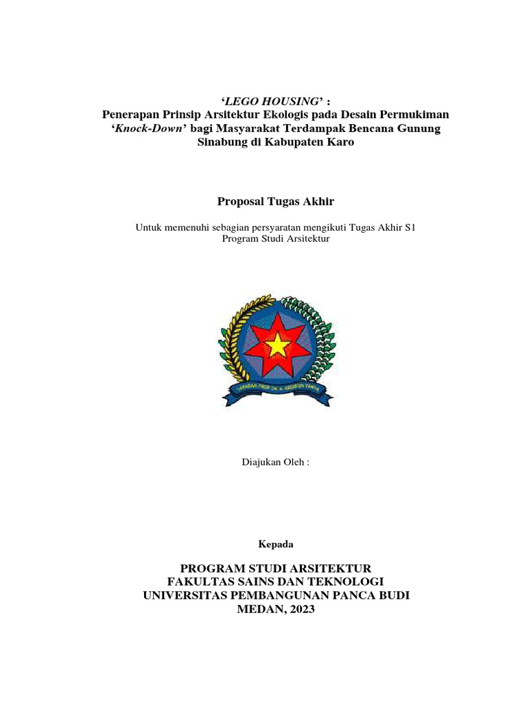 Contoh Proposal TA Berbasis PKM | PDF
