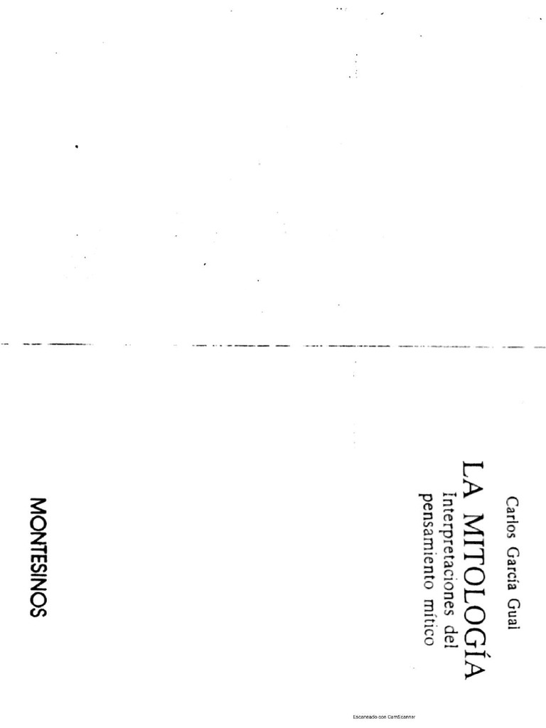 García Gual. La Mitología, Caps. 1 y 2 - Compressed | PDF