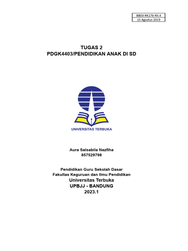 Tugas 2 Tutorial | PDF