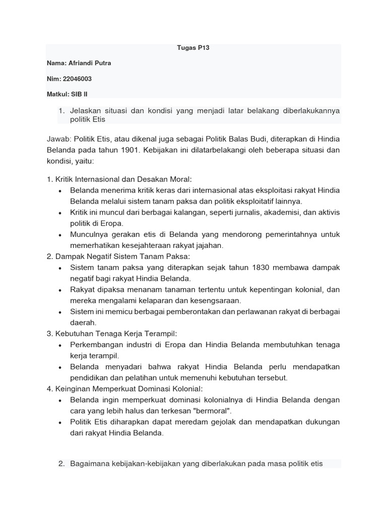 Saya Sedang Berbagi 'Tugas p13 Sib 2' Dengan Anda | PDF
