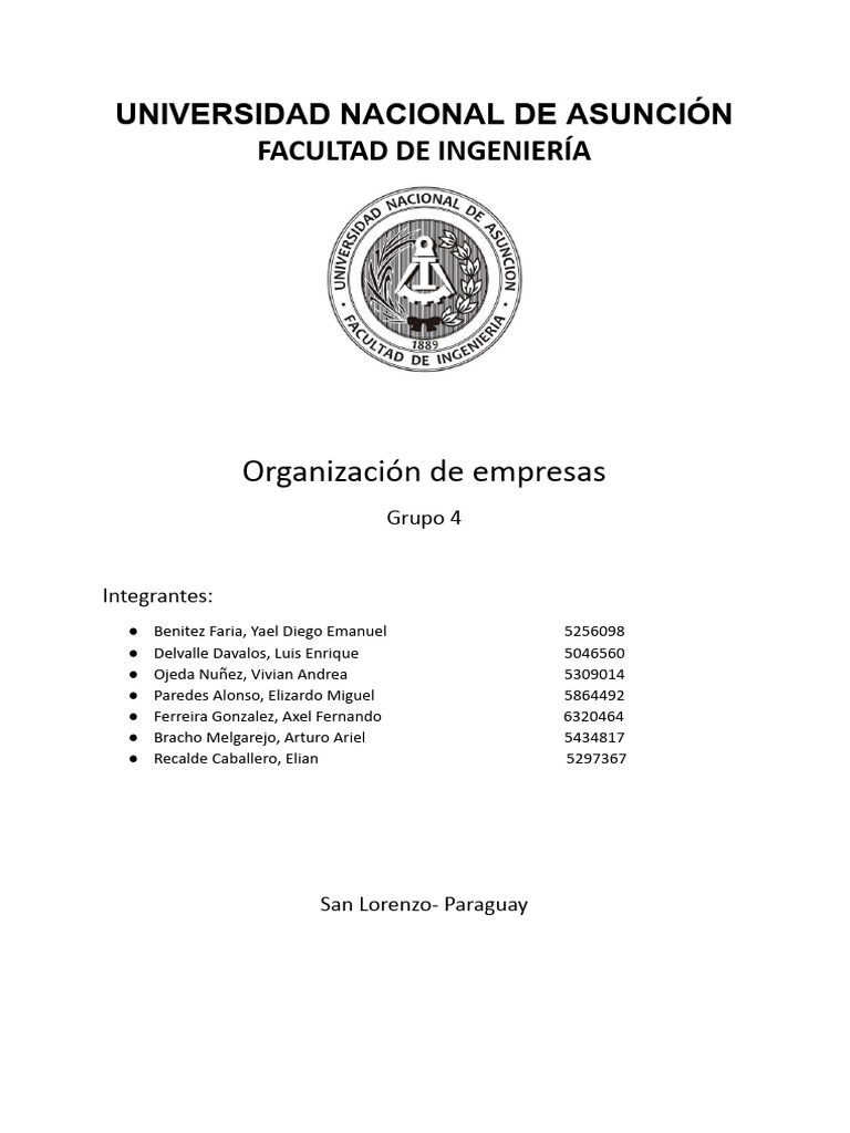 TP orga Grupo 4.pdf | PDF | Toma de decisiones | Business
