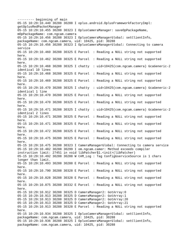 Logcat 1715743750133 | PDF | Computer Architecture | Computer Science