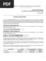 ICAP Exam Schedule 2025-2026 | PDF