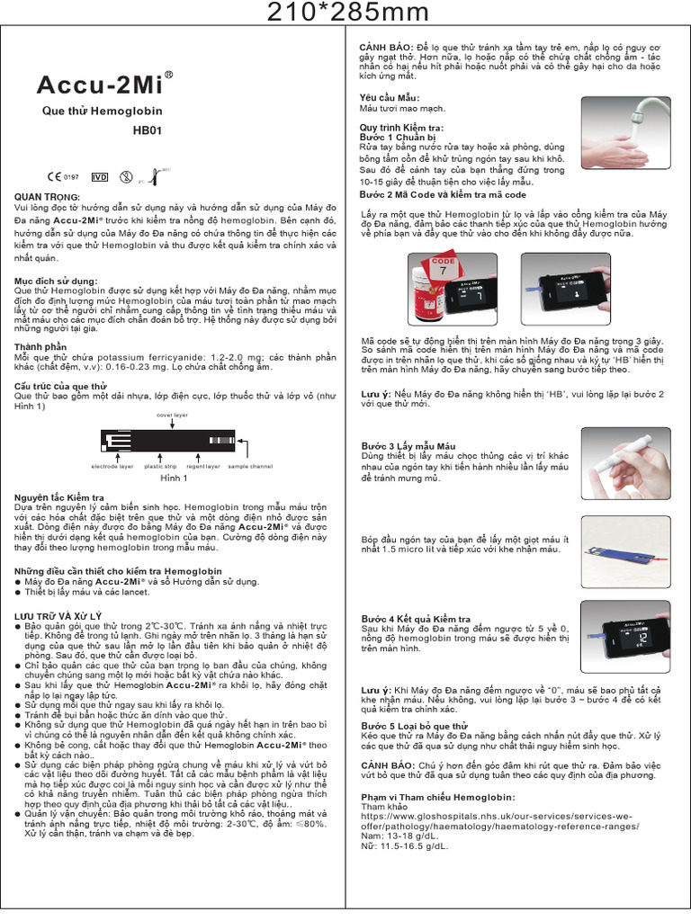 A C C U - 2 M I: Que TH Hemoglobin HB01 | PDF