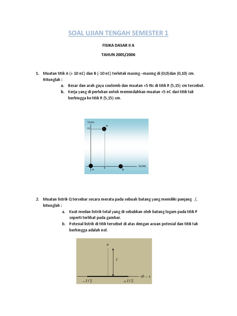 Soal Uts Fisika Dasar TPB ITB 0506 | PDF