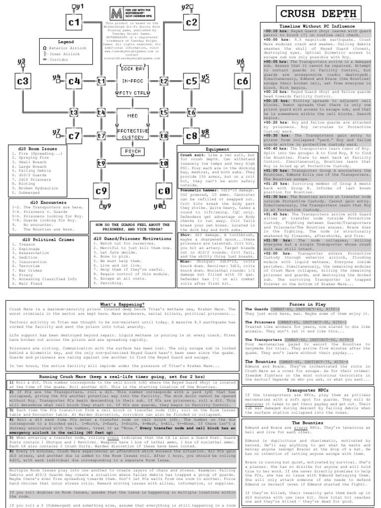 Crush Depth v1.1 | PDF