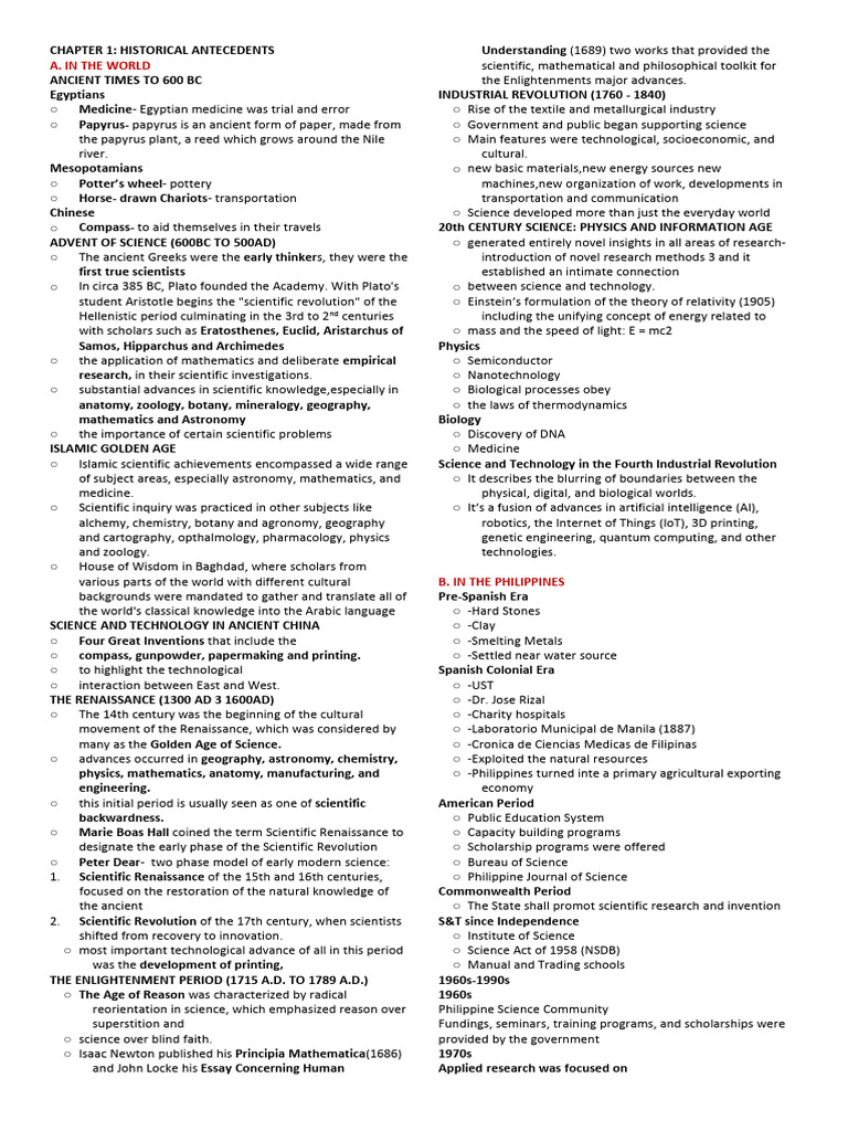 GEd 109 MID | PDF | Id | Science