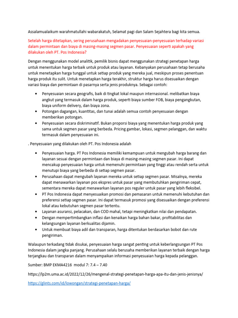 d6 Manajemen Pemasaran Sm4 | PDF