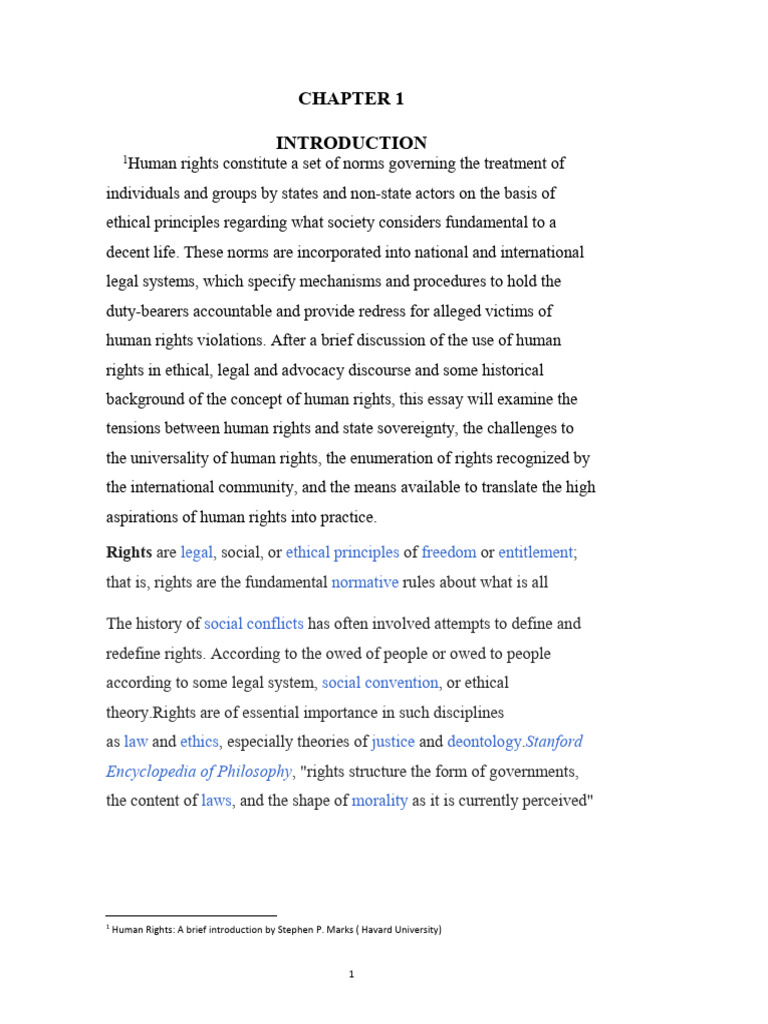 Obinna Assigment | PDF | Rights | Human Rights