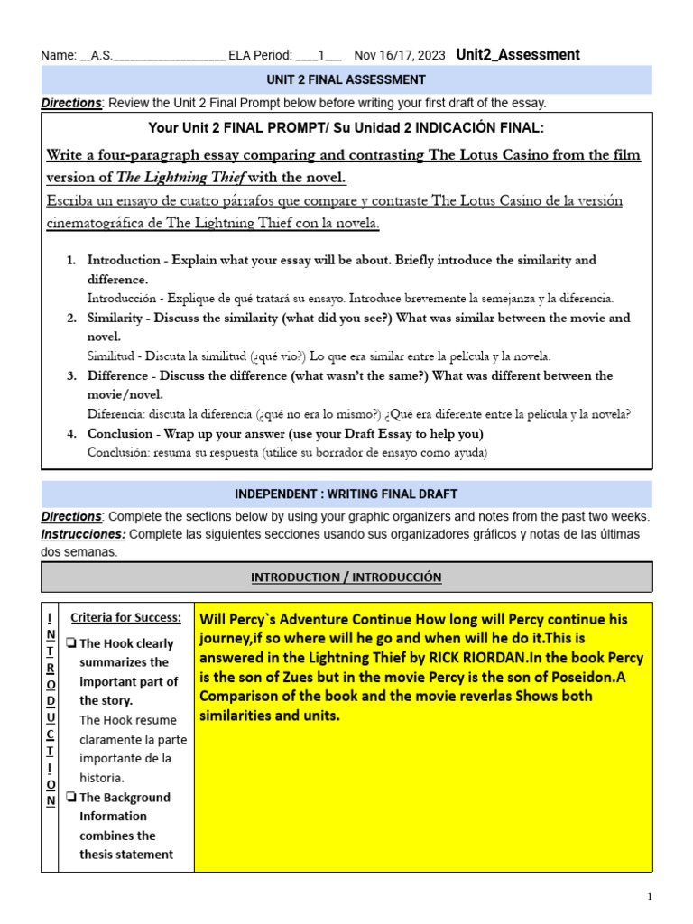 Alexander Solis Munoz - M1u2 Final Assessment | PDF