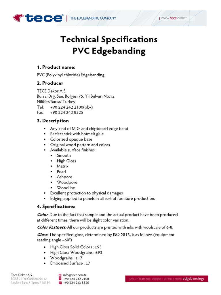 TDS PVC | Download Free PDF | Materials