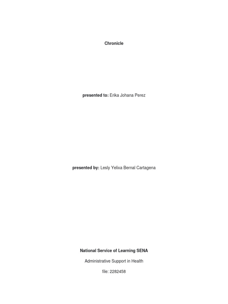 Chronicle | PDF | Social Science