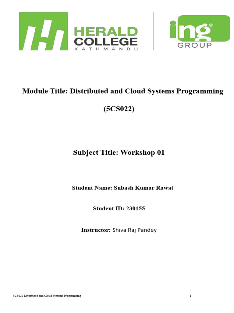 Subash Kumar Rawat - 230155 - WPS01 | PDF | Software | Computer Science