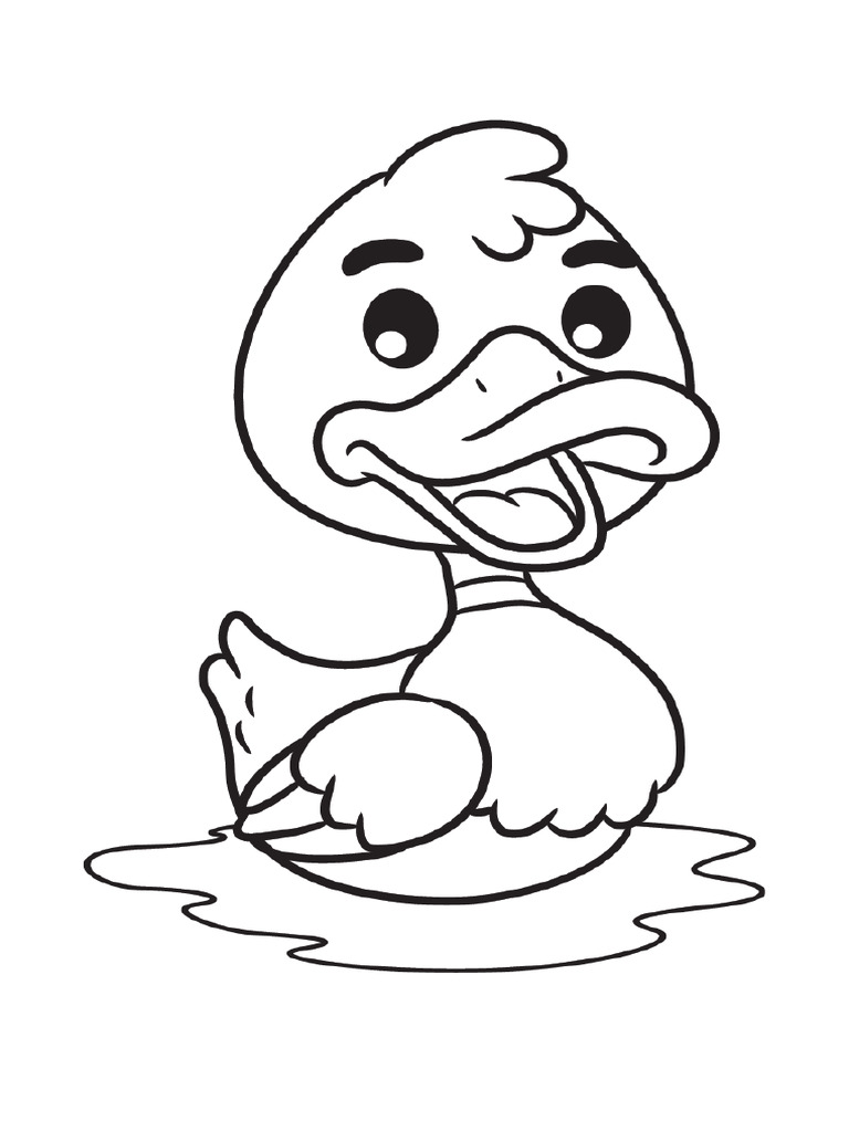 Gambar Mewarnai Bebek | PDF