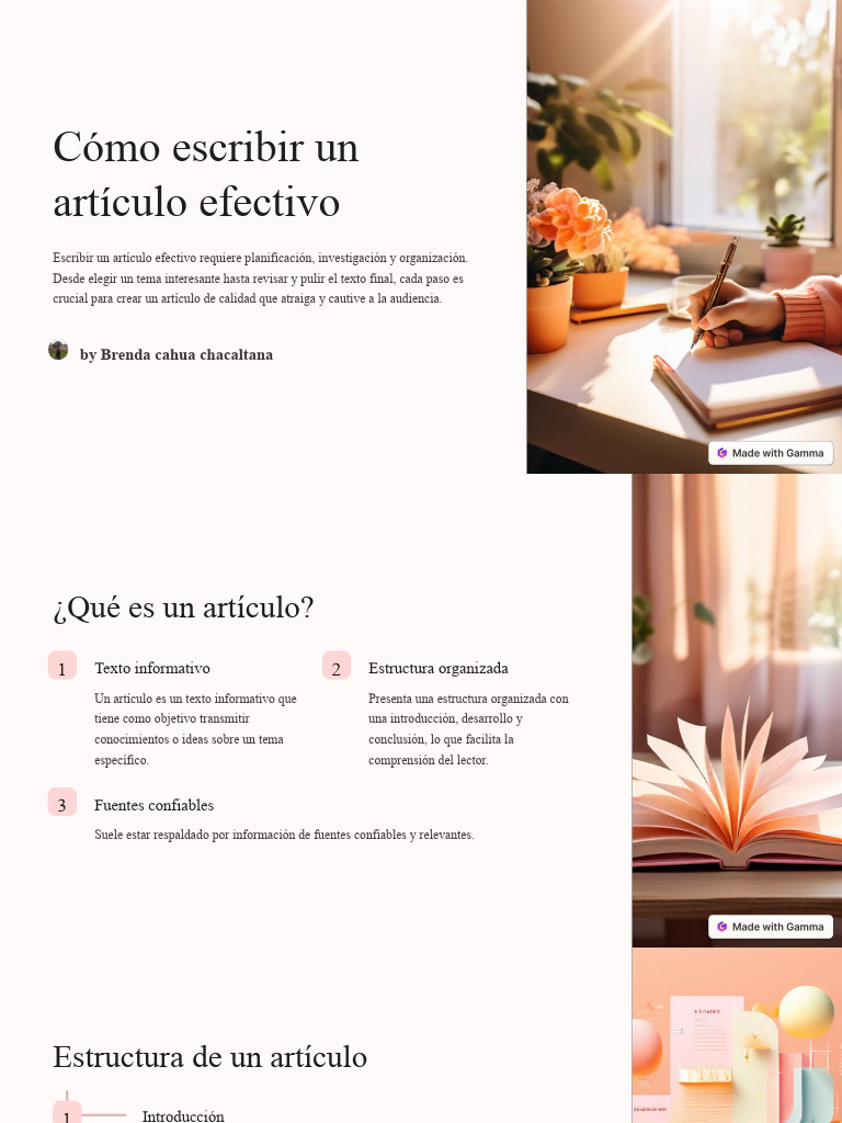 Como Escribir Un Articulo Efectivo | Descargar gratis PDF ...