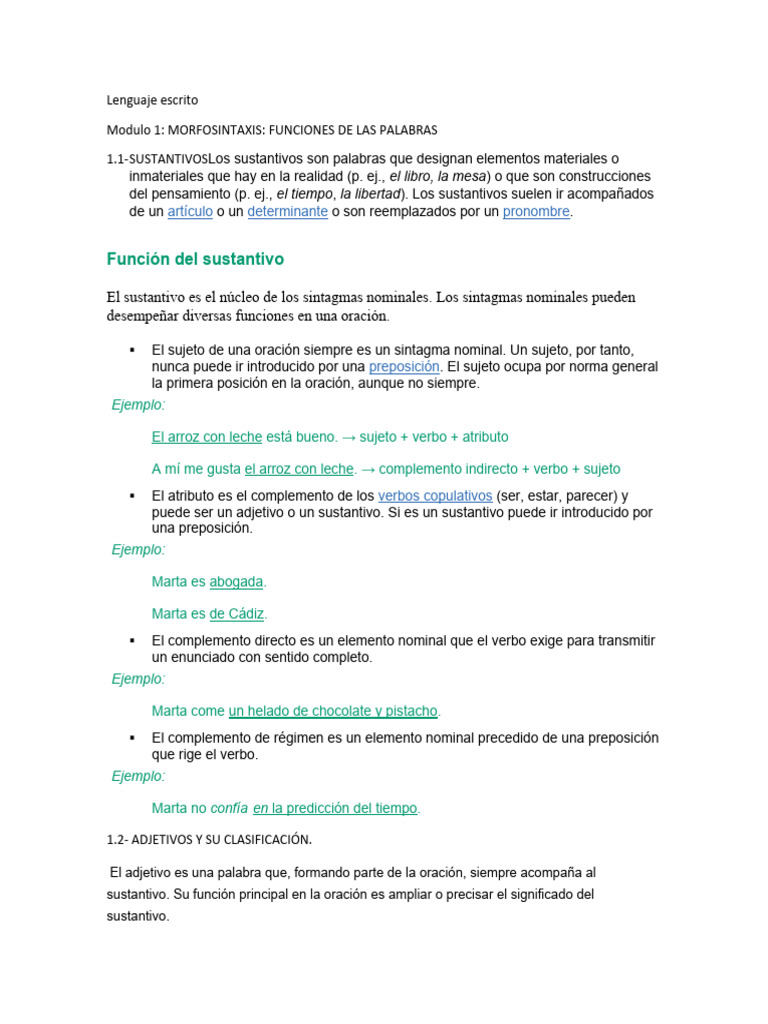 Curso Básico de Morfosintaxis | PDF | Adverbio | Verbo