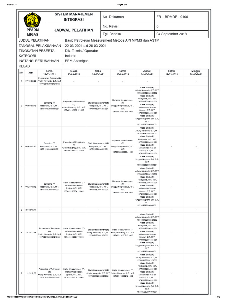 Basic Petroleum Measuremnt PEM | PDF