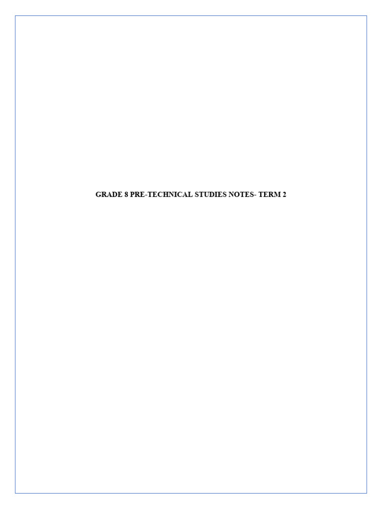 Grade 8 Rationalized Integrated Science Lesson Notes Term 2 | PDF ...