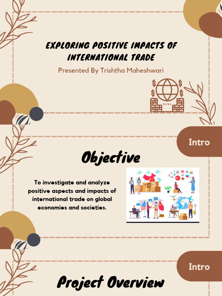 Exploring Positive Impacts of International Trade | PDF | Innovation ...