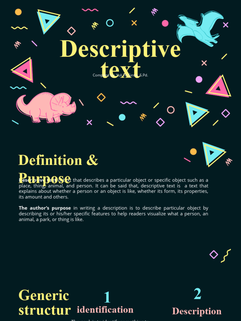Descriptive Text Materials | PDF | Adjective | Noun