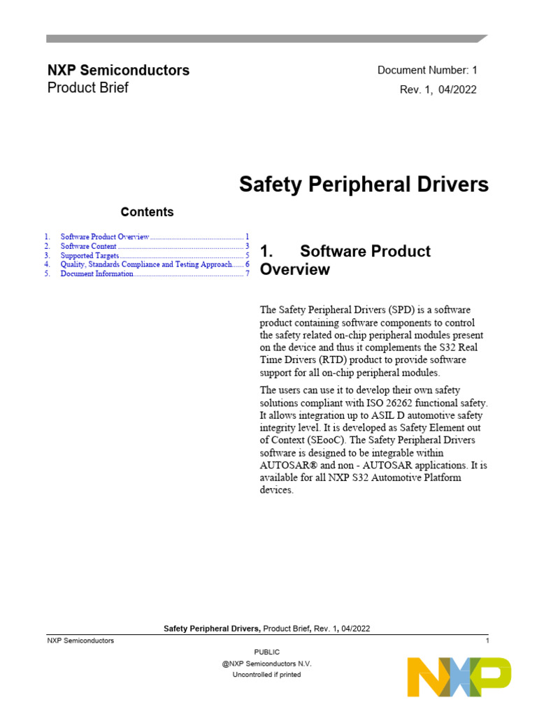 S32K-SPDPB | PDF | Computing | Computer Engineering