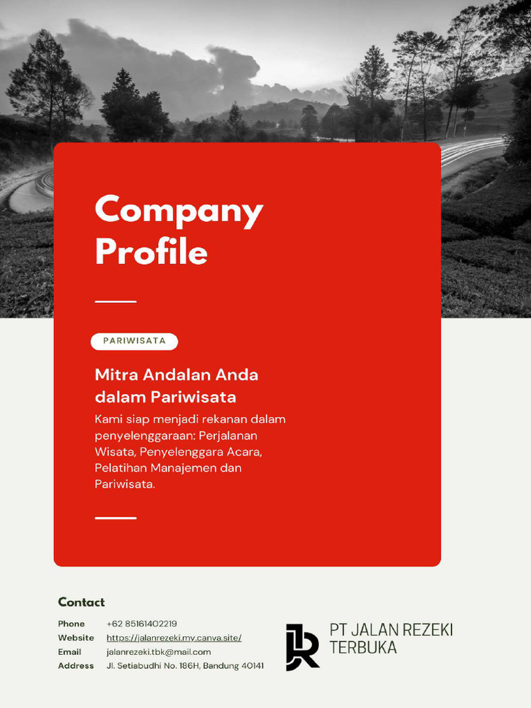 Company Profile PT Jalan Rezeki Terbuka - Compressed | PDF