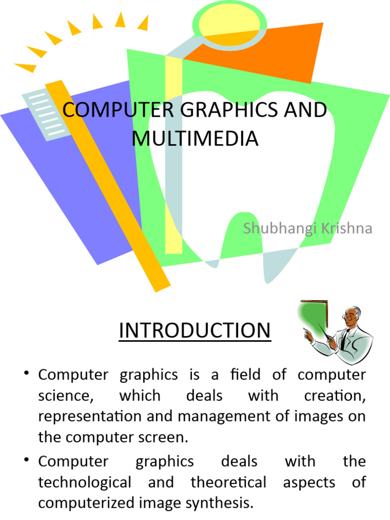 COMPUTER GRAPHICS AND MULTIMEDIA Unit 1 | PDF | Computer Graphics ...