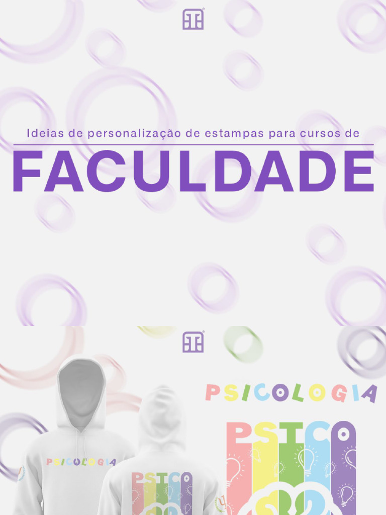 CATÃ LOGO DE IDEIAS DE ESTAMPA FACULDADE (2) | PDF