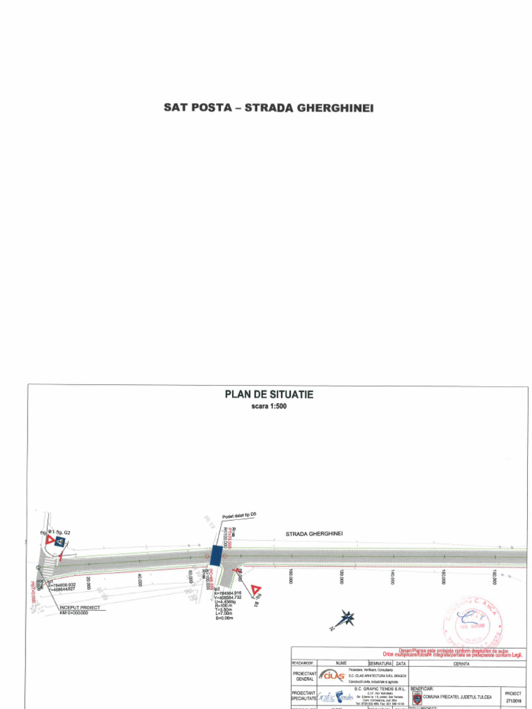 Posta - Strada Gherhinei | PDF