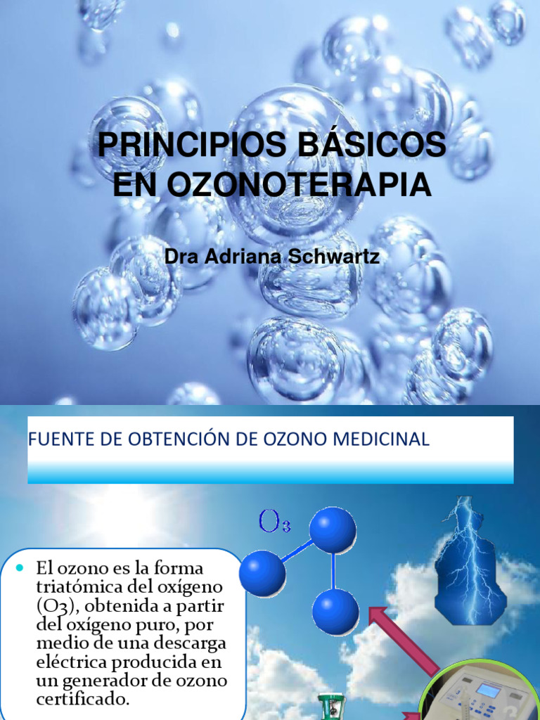 Principios Basicos Ozonoterapia | PDF | Antioxidante | Inyección (medicina)