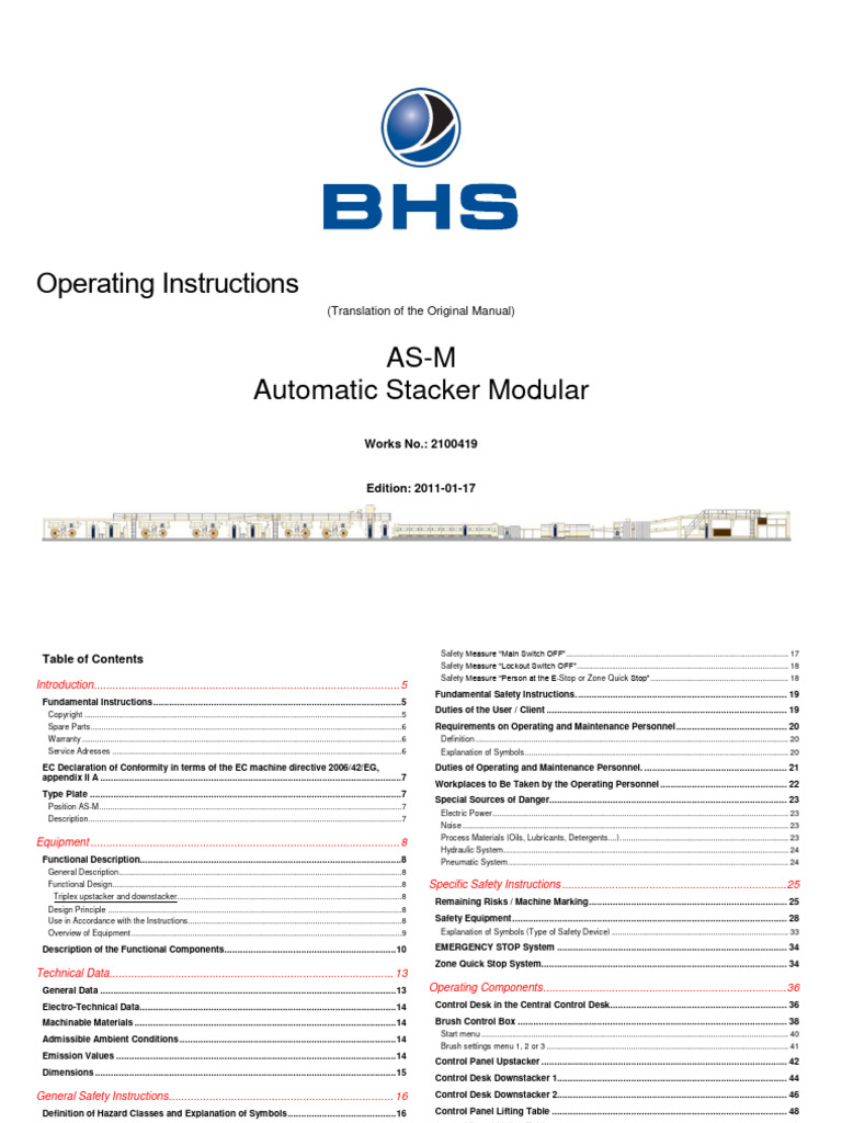 Bhs As-M | PDF | Belt (Mechanical) | Calibration