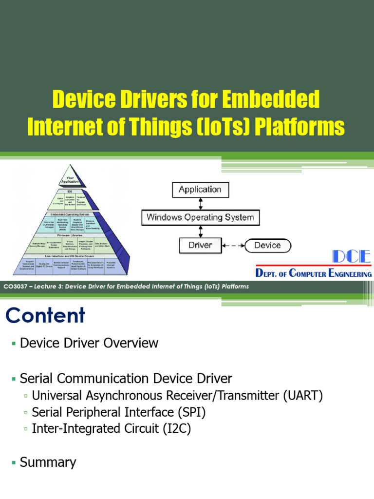 Lecture4 - DeviceDriver | PDF | Device Driver | Embedded System