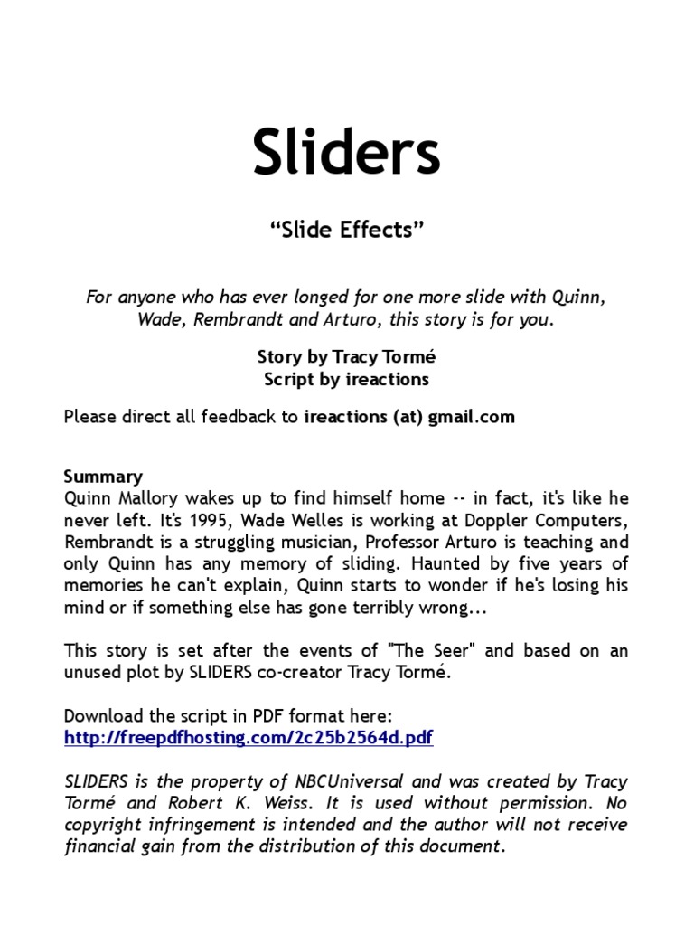 Sliders: Slide Effects | PDF | Science | Teaching Mathematics