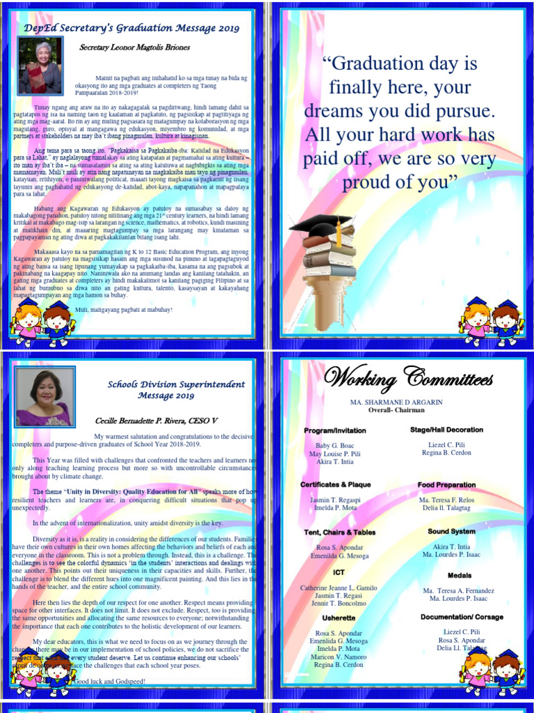 Moving Up Program For School Final | PDF