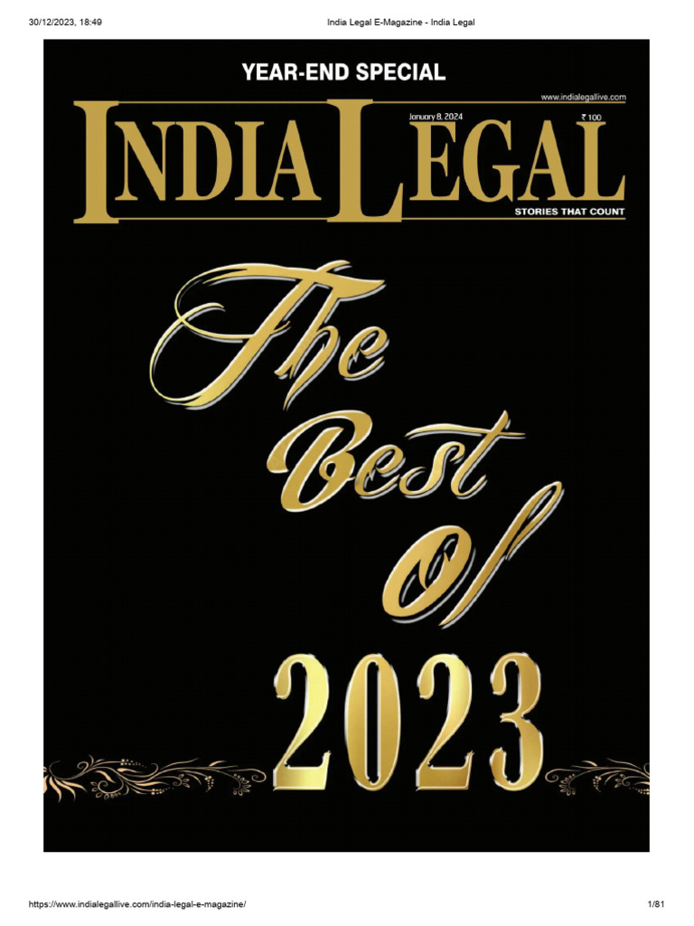India Legal E-Magazine Overview | PDF | Computers