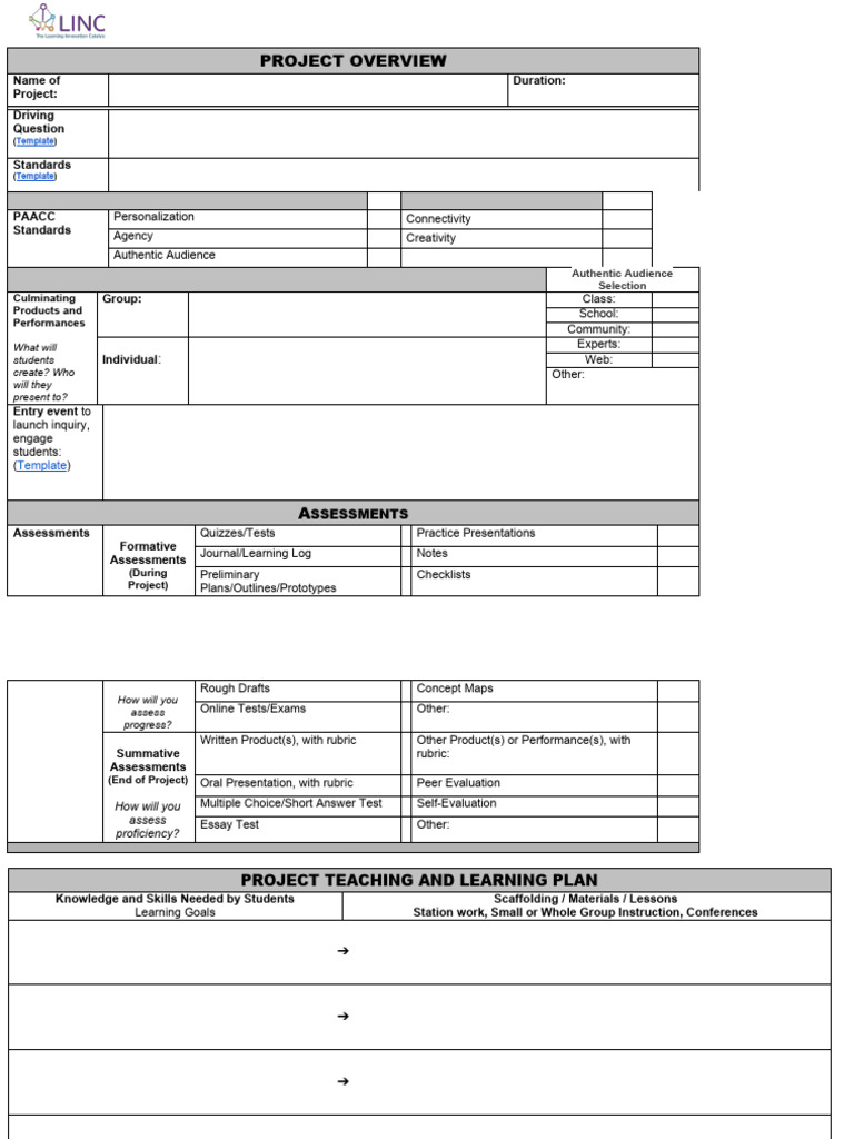 L.3 PBL Intro Template | PDF | Educational Assessment | Pedagogy