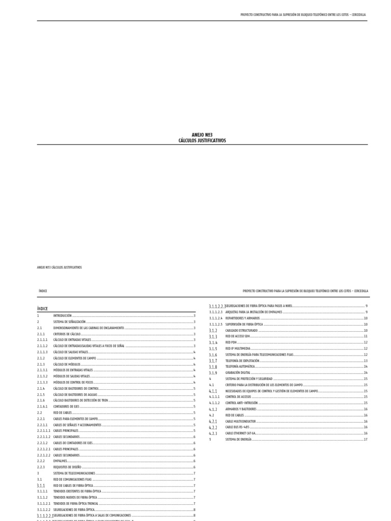 P0210J53 BT12 SR SYS An 0003 Anejo 3 Calculos Justificativos - 08 | PDF | Relé | Fibra óptica