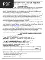 La légende du Sahara et ses leçons | PDF | Phrase | Grammaire