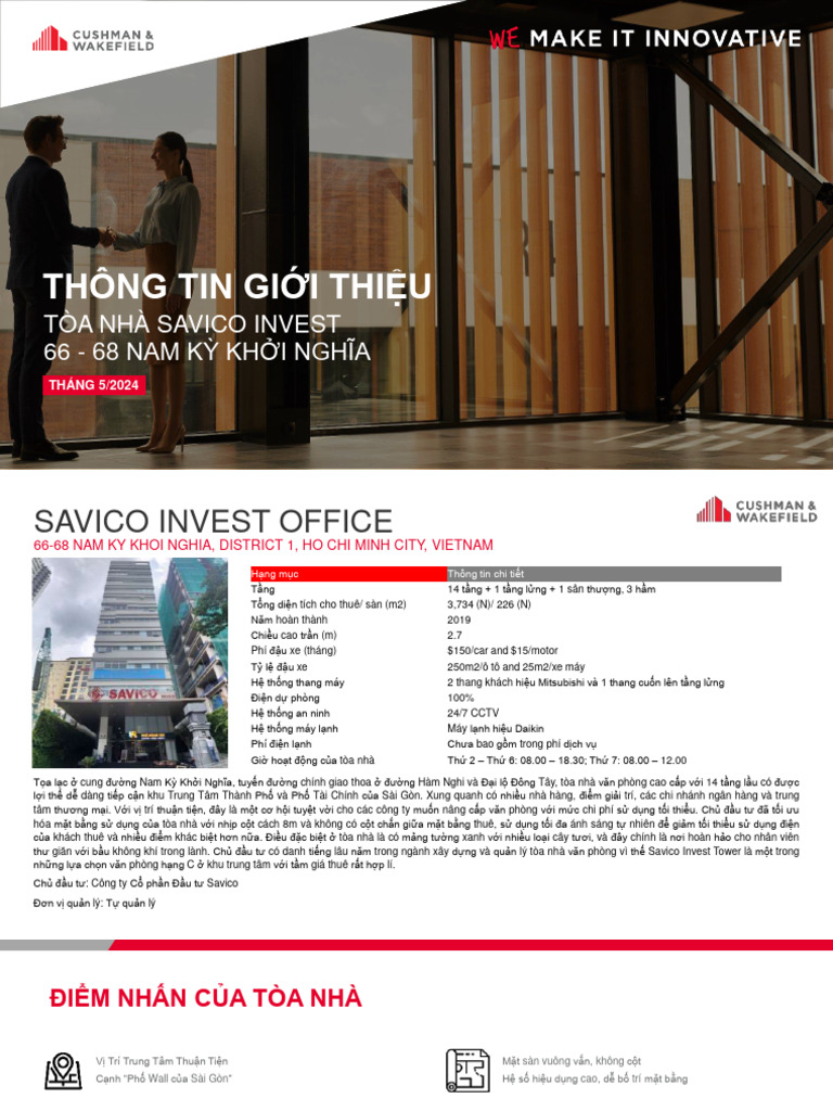 Cushwake SavicoInvest Sub-Agent 240502 | PDF