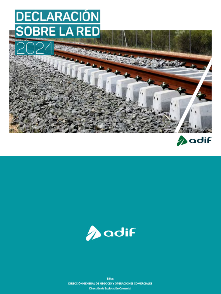 01 DR Adif Libro 2024 | PDF | Ministerio (Departamento de Gobierno) | Economias
