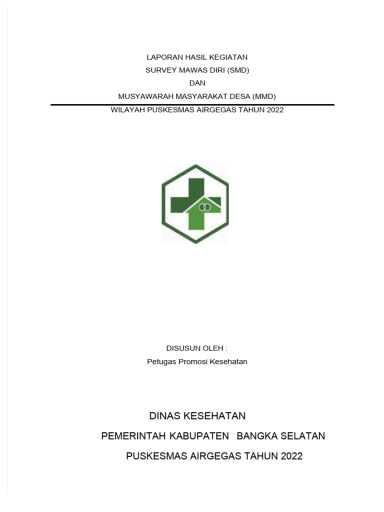 PDF Laporan Hasil Kegiatan SMD MMD | PDF