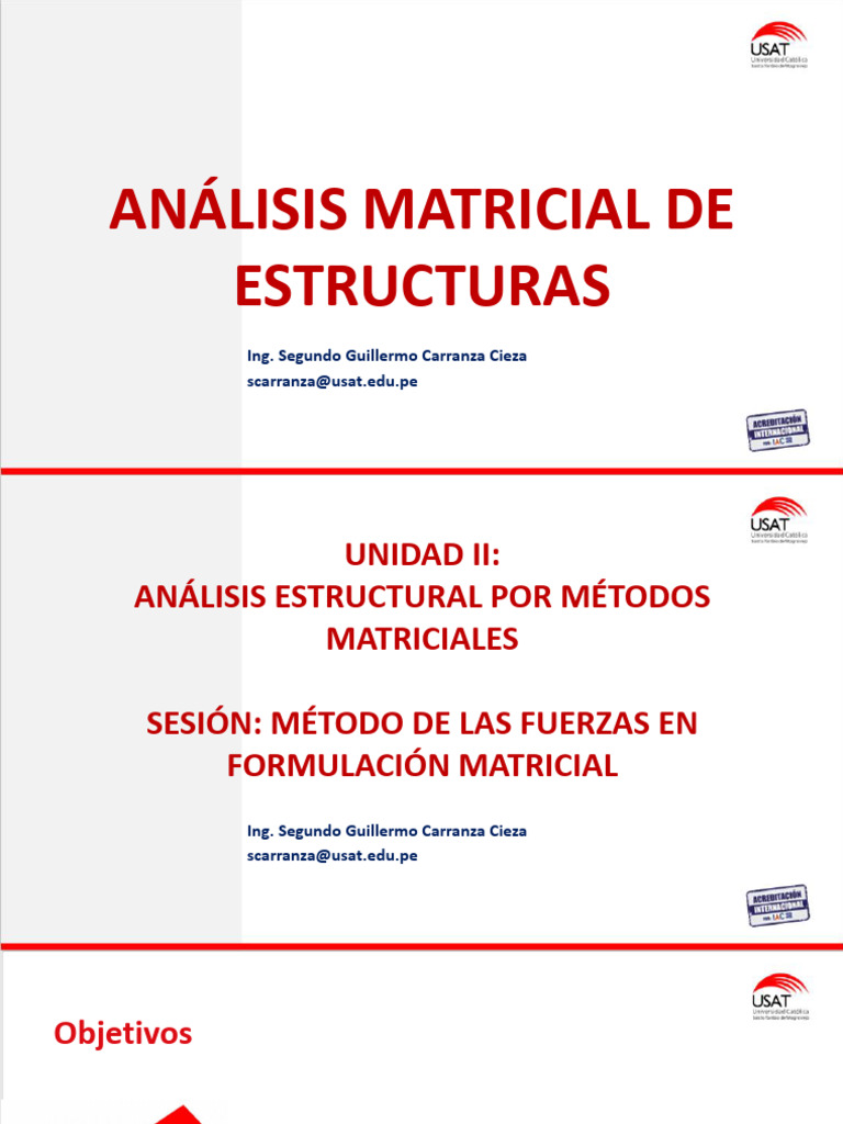 Unidad Ii | PDF | Matriz (Matemáticas) | Análisis estructural