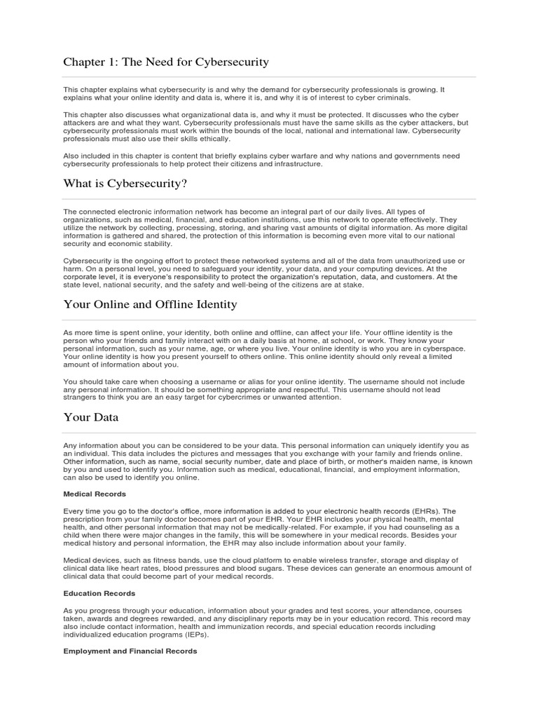 Cybersecurity | PDF | Malware | Computer Security Cybersecurity | PDF | Malware | Computer Security