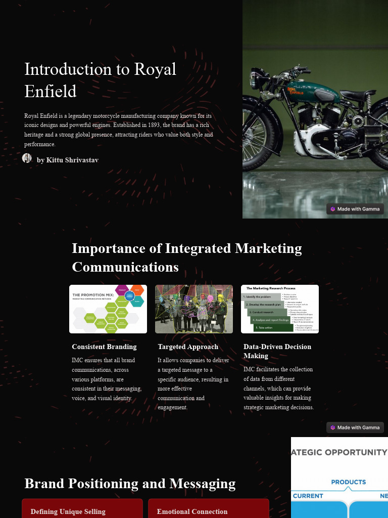 Introduction-to-Royal-Enfield | PDF | Brand | Marketing Communications