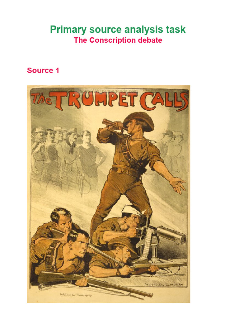 Conscription Debate Analysis Task | PDF